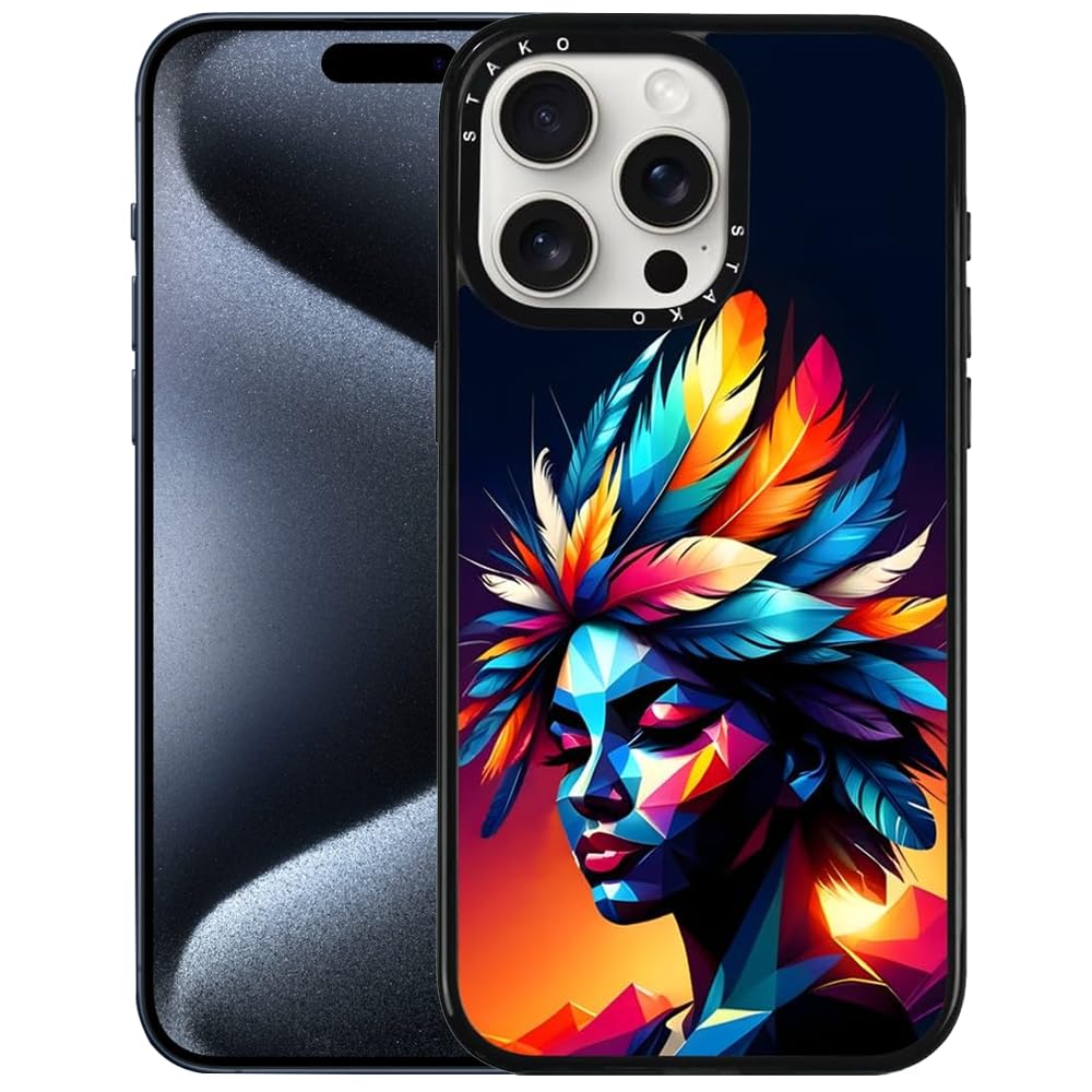 Amazon.com: STAKO Impact Case for iPhone 15 Pro Max [4X Military Grade ...