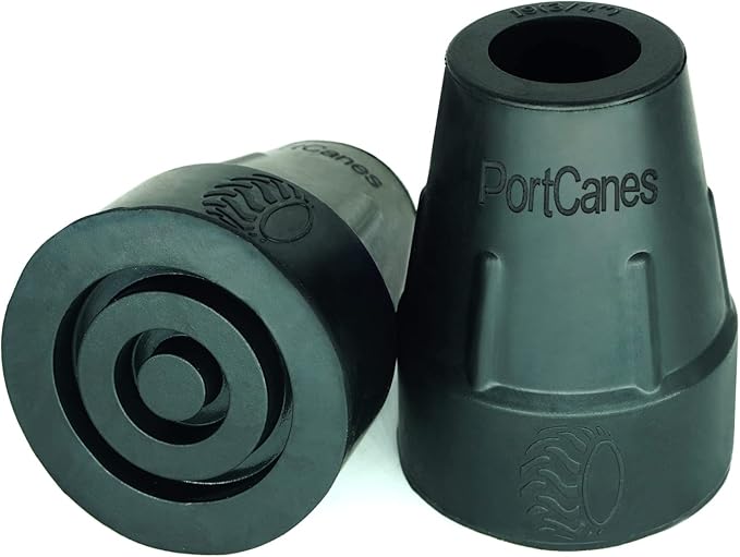 Amazon.com: PortCanes Cane Tips Replacement Walking Cane Tips Rubber ...