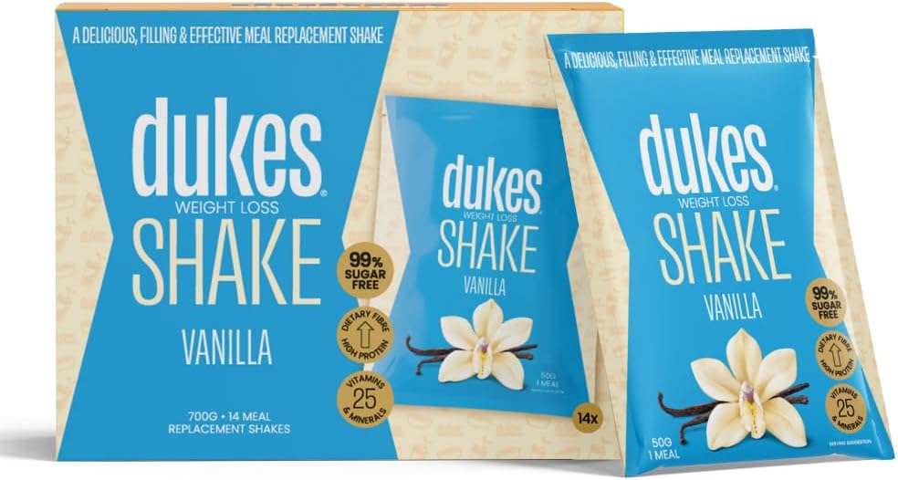 Dukes Shake | 14 Meal Replacement Sachets | Dukes Weight Loss | Low ...