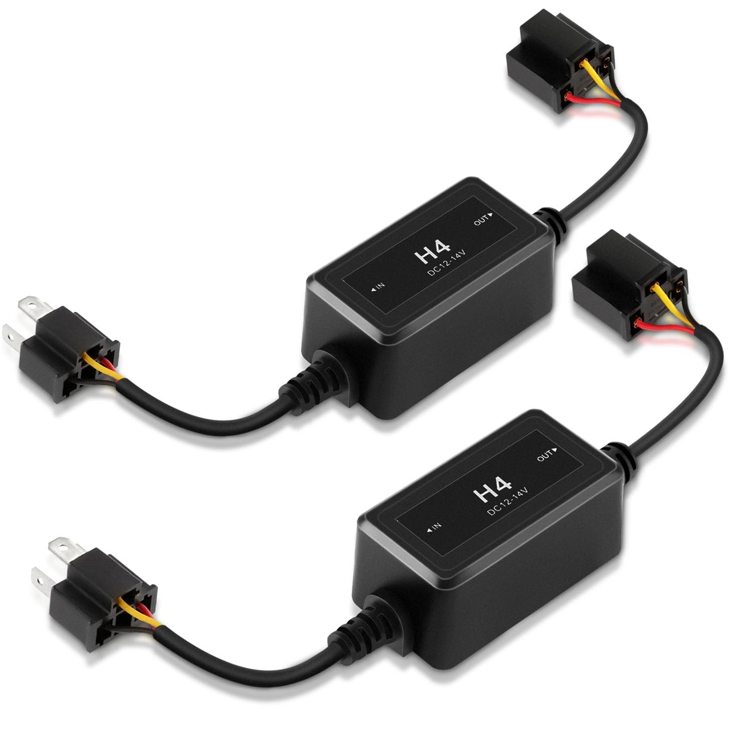 Snapklik.com : 60W H4 9003 Load Resistors, Fix LED Conversion ...
