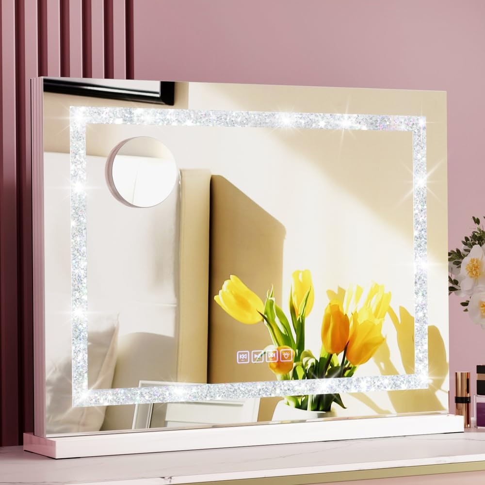 Embellir Hollywood Makeup Mirror, 58 x 46cm Vanity Mirrors Beauty ...