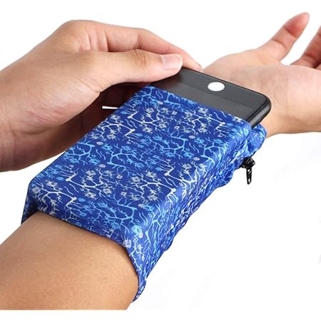 5 Pieces Wrist Wallet Phone Armband Sleeve Running Wallet Wristband ...
