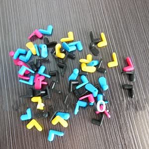 Amazon.com: 80pcs 4 Color Rubber Plug, Refillable Ink Cartridge Plug ...