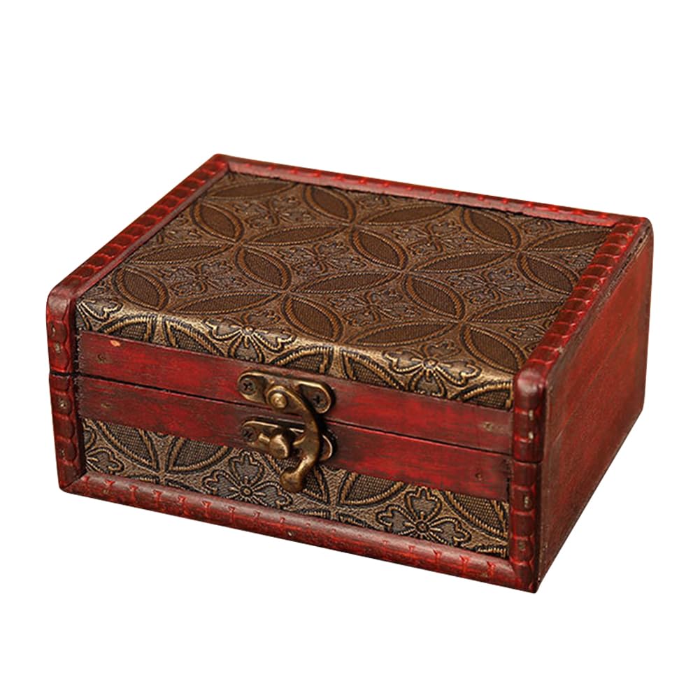 Treasure Box, Wooden Treasure Chest - Home Decorative Treasure Box for ...