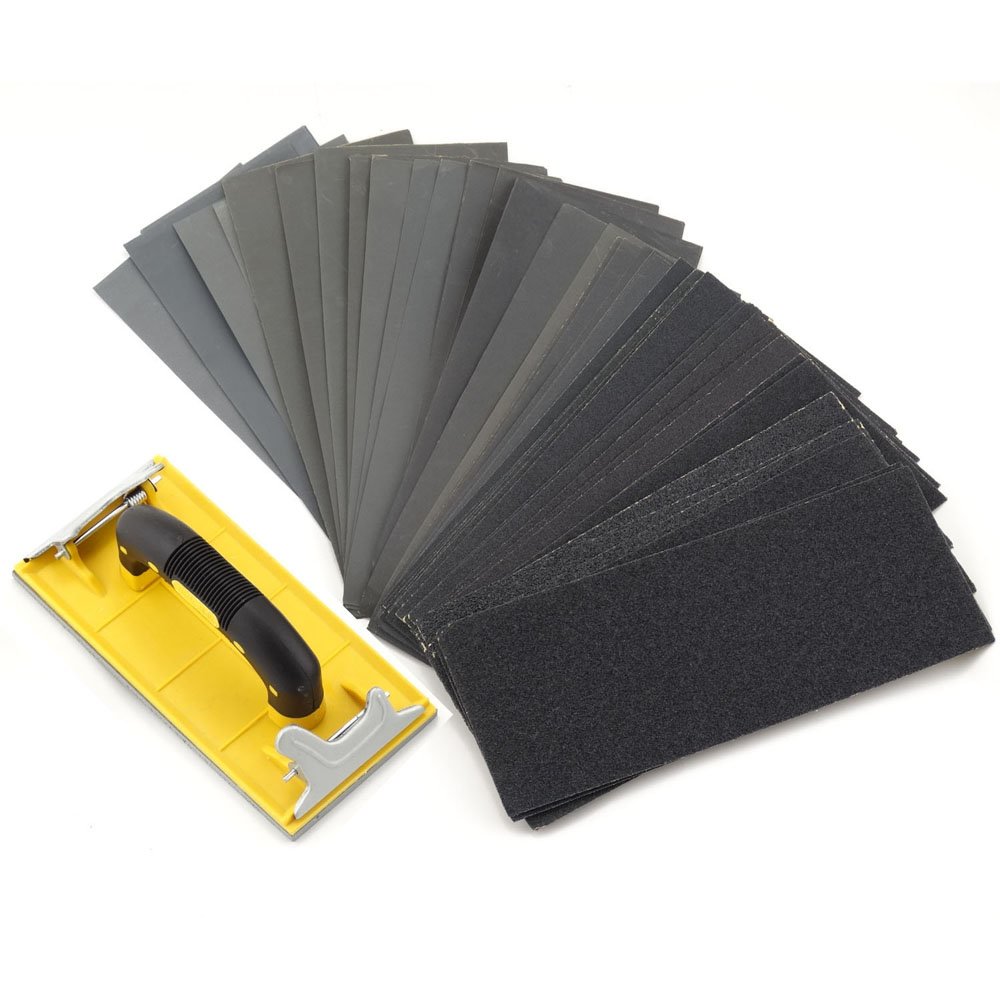 Anesty Wet Dry Hand Sandpaper 60 to 3000 Grit, 9 x 3.6 Inch, 51-Pack ...