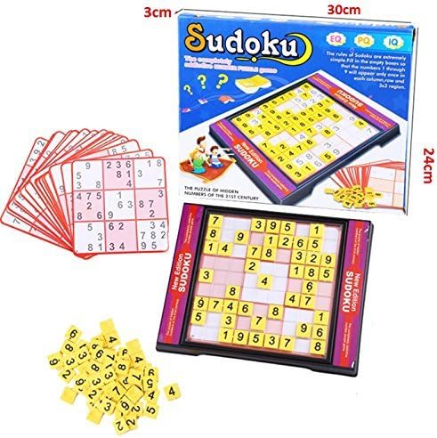 Buy Braintastic Wooden Sudoku Puzzle Board Game and Puzzle Book ...