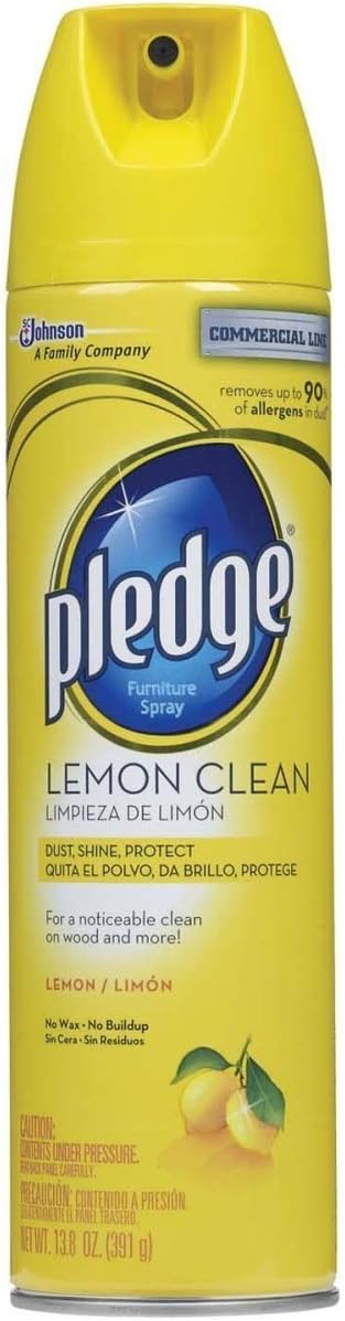 Amazon.com: Pledge Furniture Polish Spray Lemon 13.8 Oz : Health ...