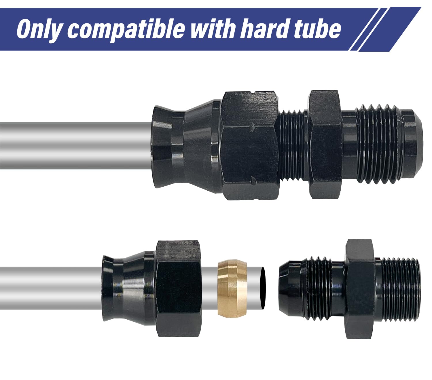 Snapklik.com : Sutekus 6AN Male To 5/16" Hardline Compression Fitting ...