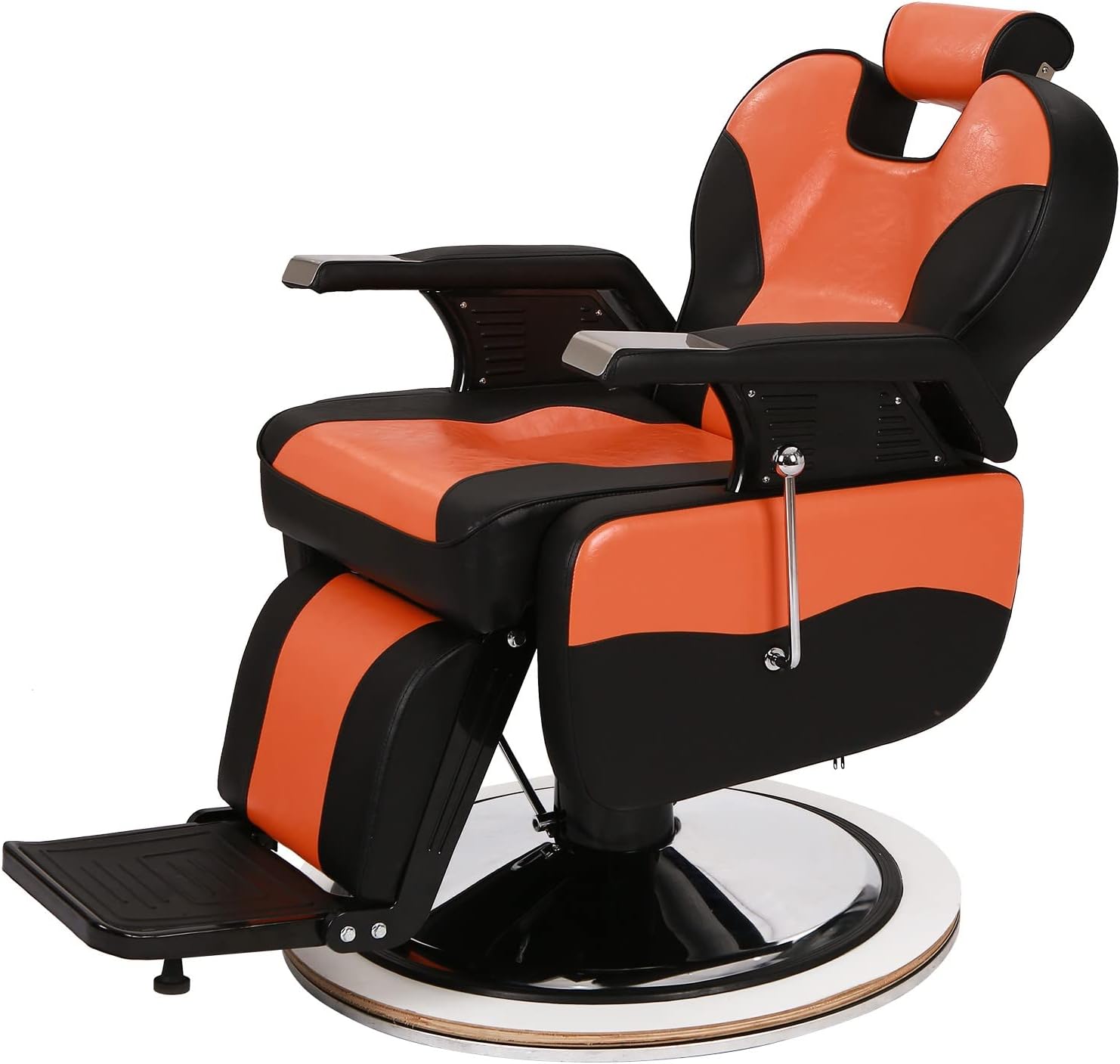Amazon.com: Winado Heavy Duty Reclining Barber Chair for Barber Shop ...