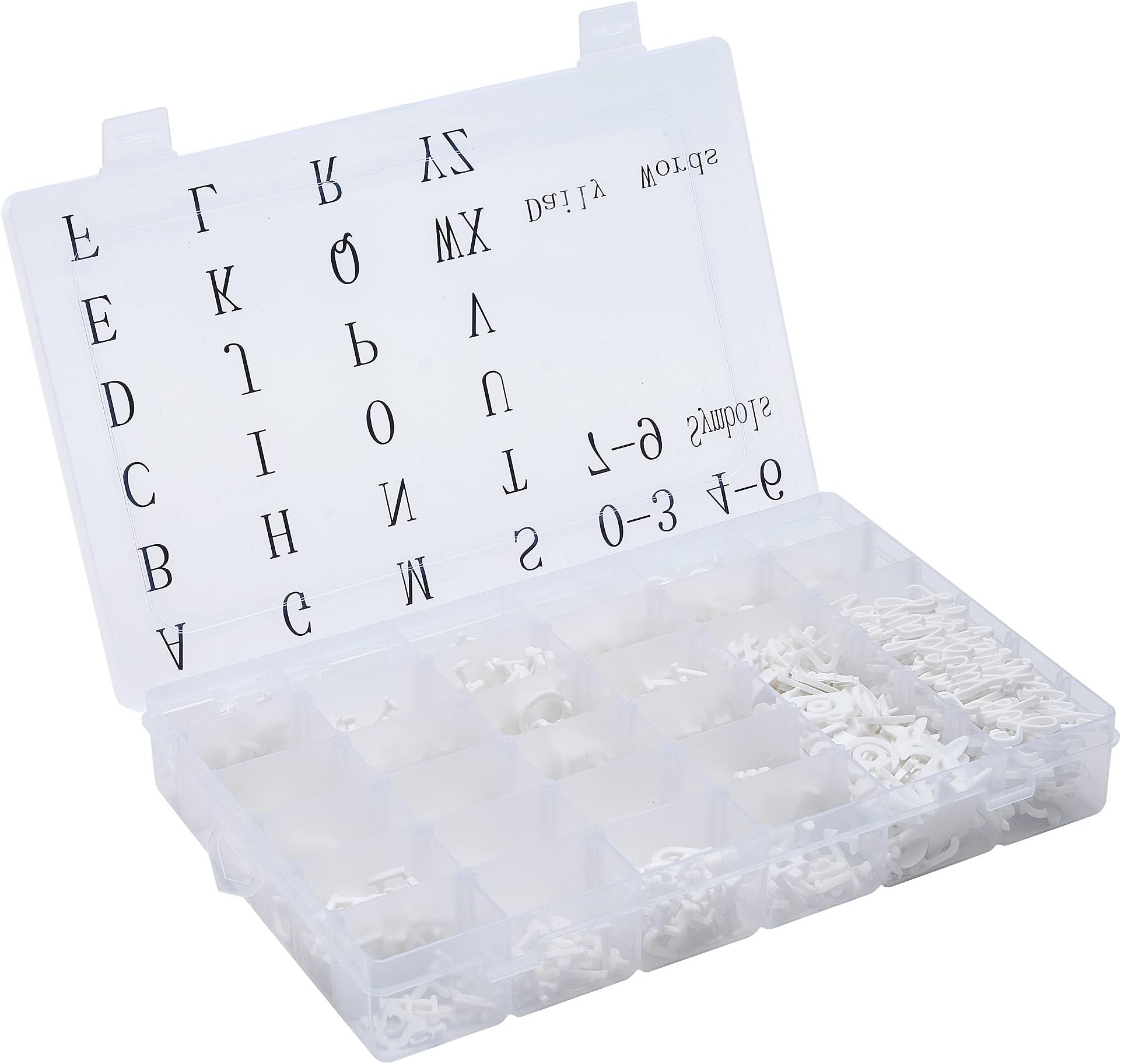 Amazon.com : Quartet 0.5 Inch Characters for Plastic Letter Boards ...