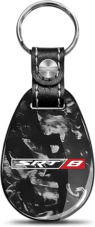 Amazon.com: iPick Image for SRT-8 Logo LED Printed on Real Black Forged ...