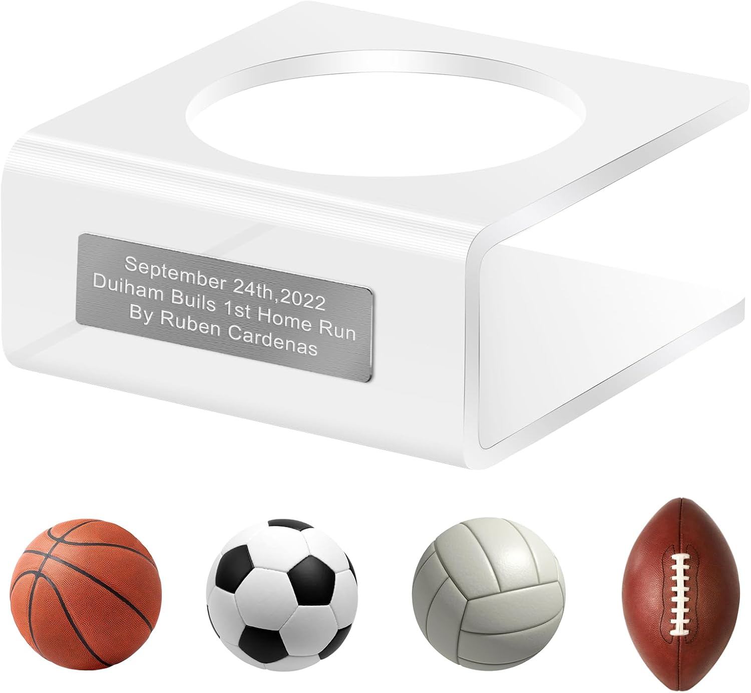 Amazon.com: Cooyes Acrylic Ball Stand Customizable -Holder Display ...
