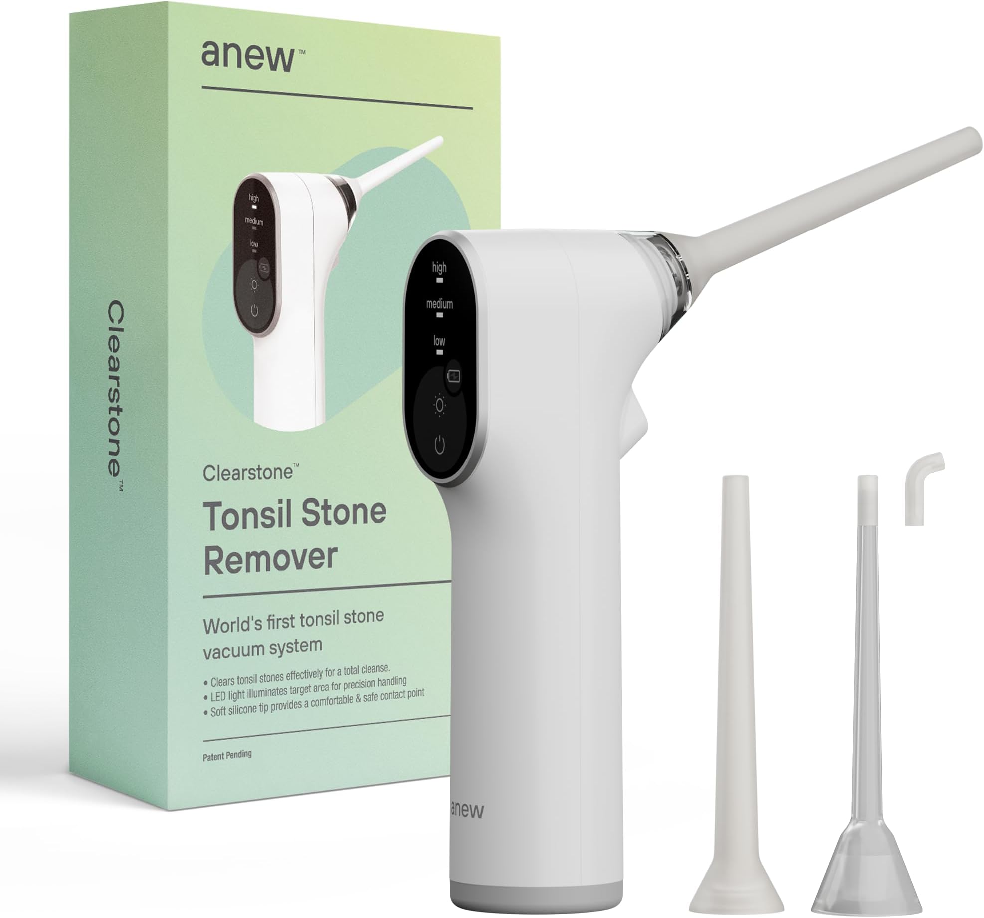 Amazon.com : Electronic Vacuum Tonsil Stone Remover with LED Guidance ...