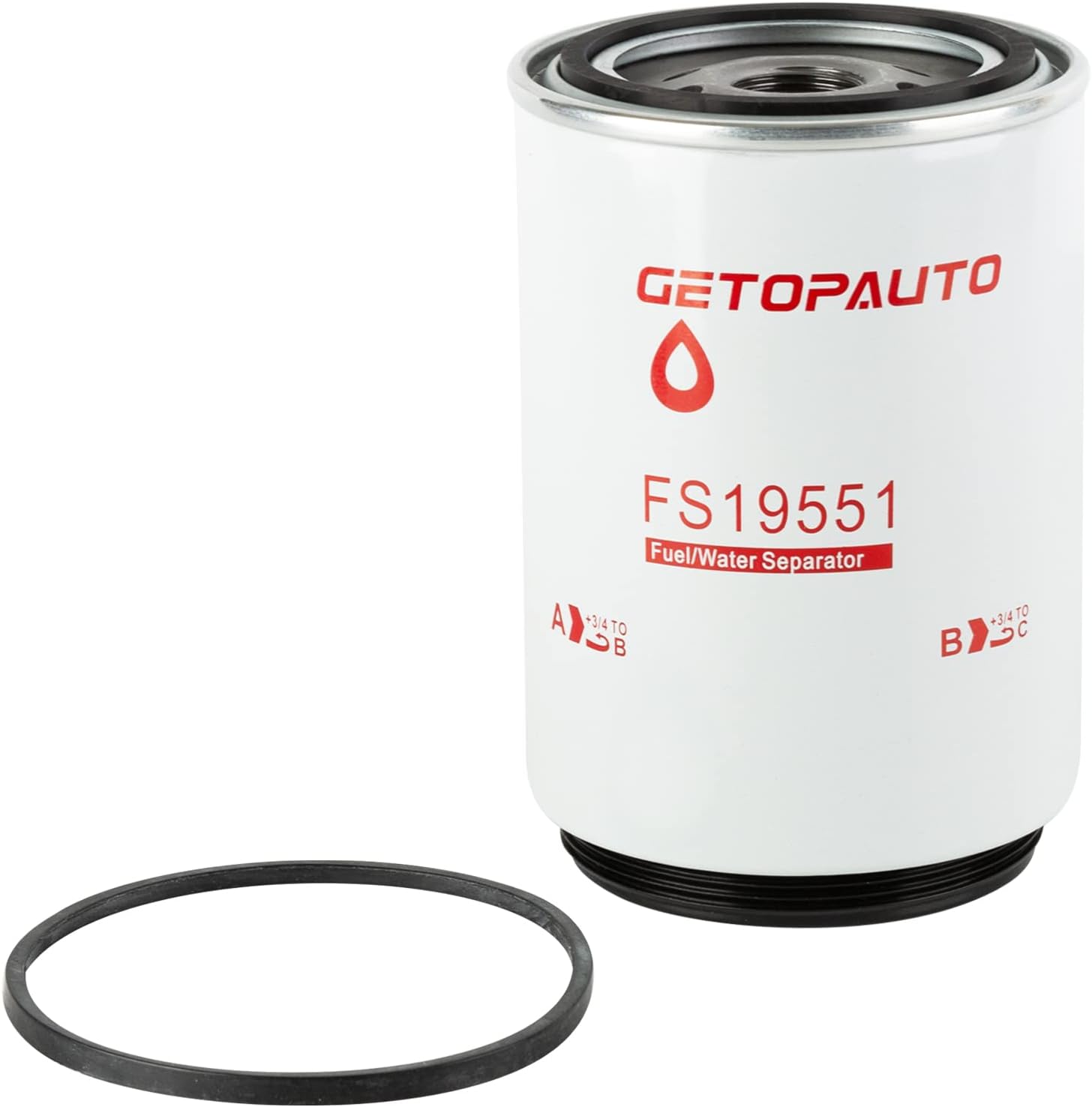 GETOPAUTO FS19551 Fuel Filter/Water Seperator Fit for Claas Combine ...