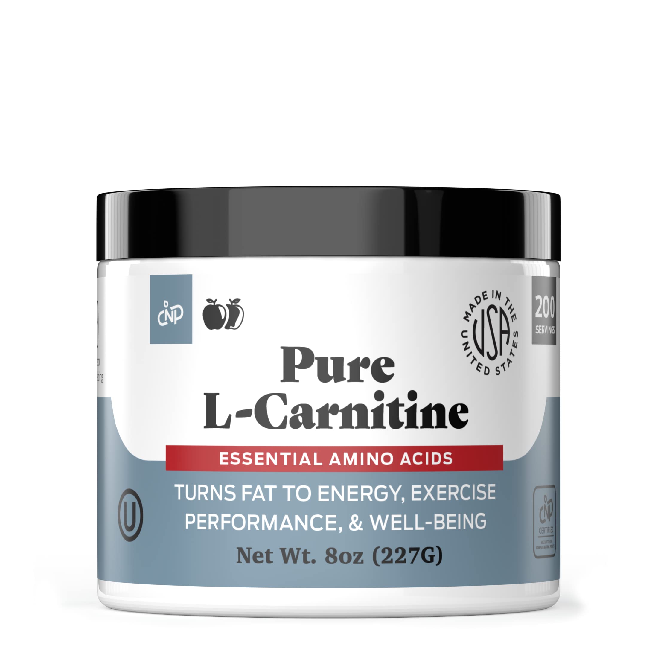 Amazon.com: Pure L-Carnitine Powder Supplement - 8oz (227g) 60 Servings ...