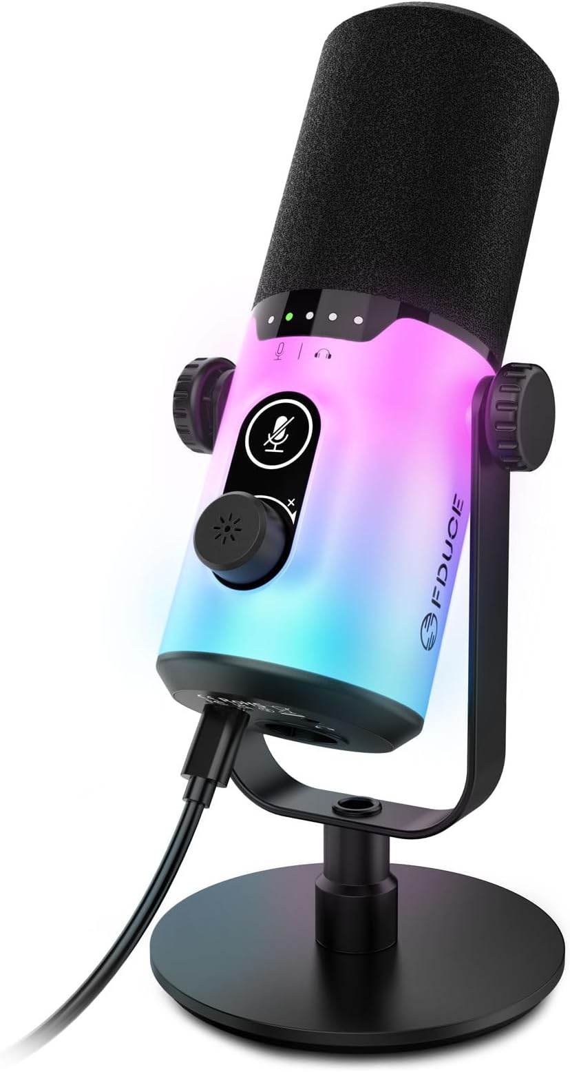 FDUCE SL40X XLR Dynamic Microphone for Vocal Recording, Podcasting ...