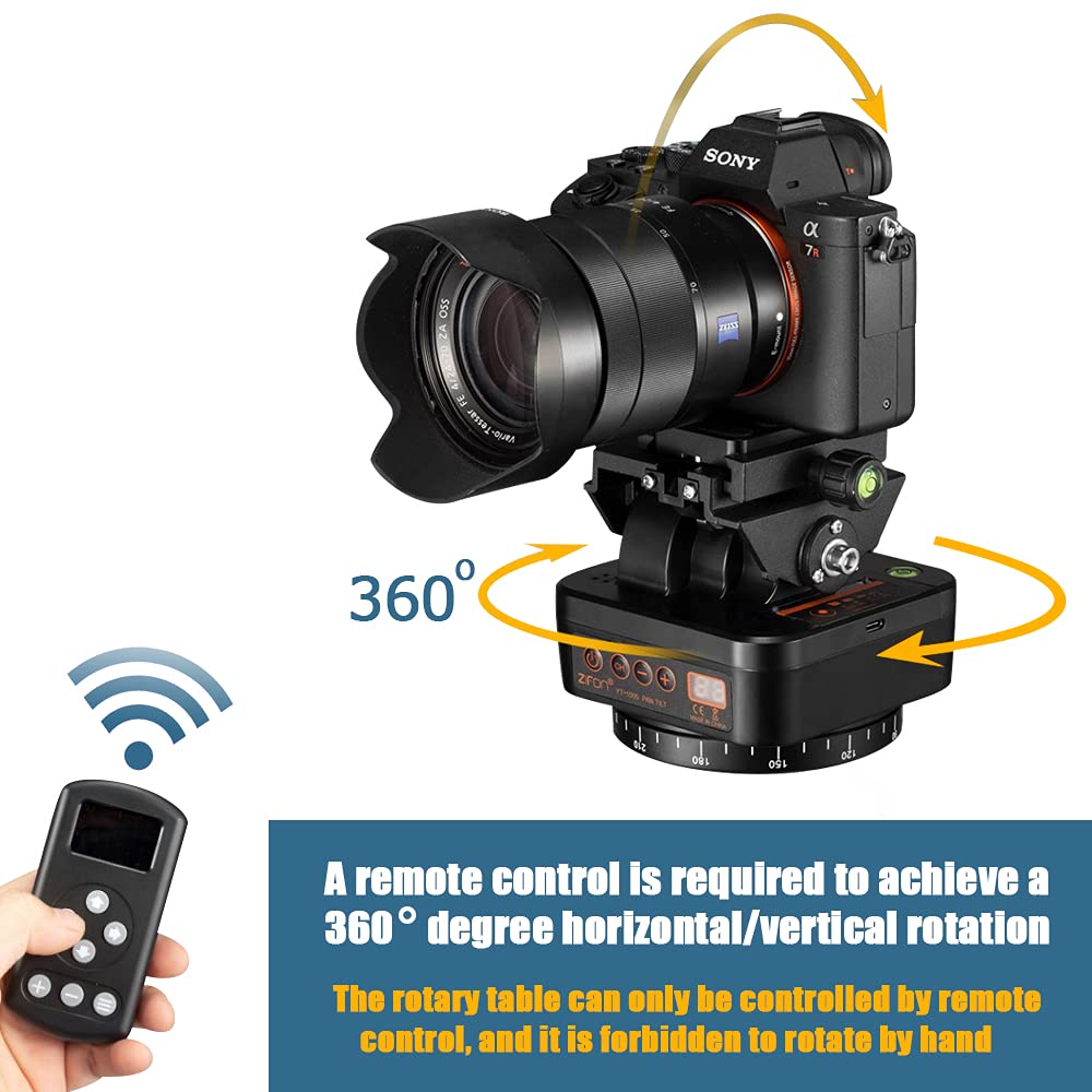 Buy Mcoplus YT-260 Video Motorized Pan Head,Remote Control Motorized ...