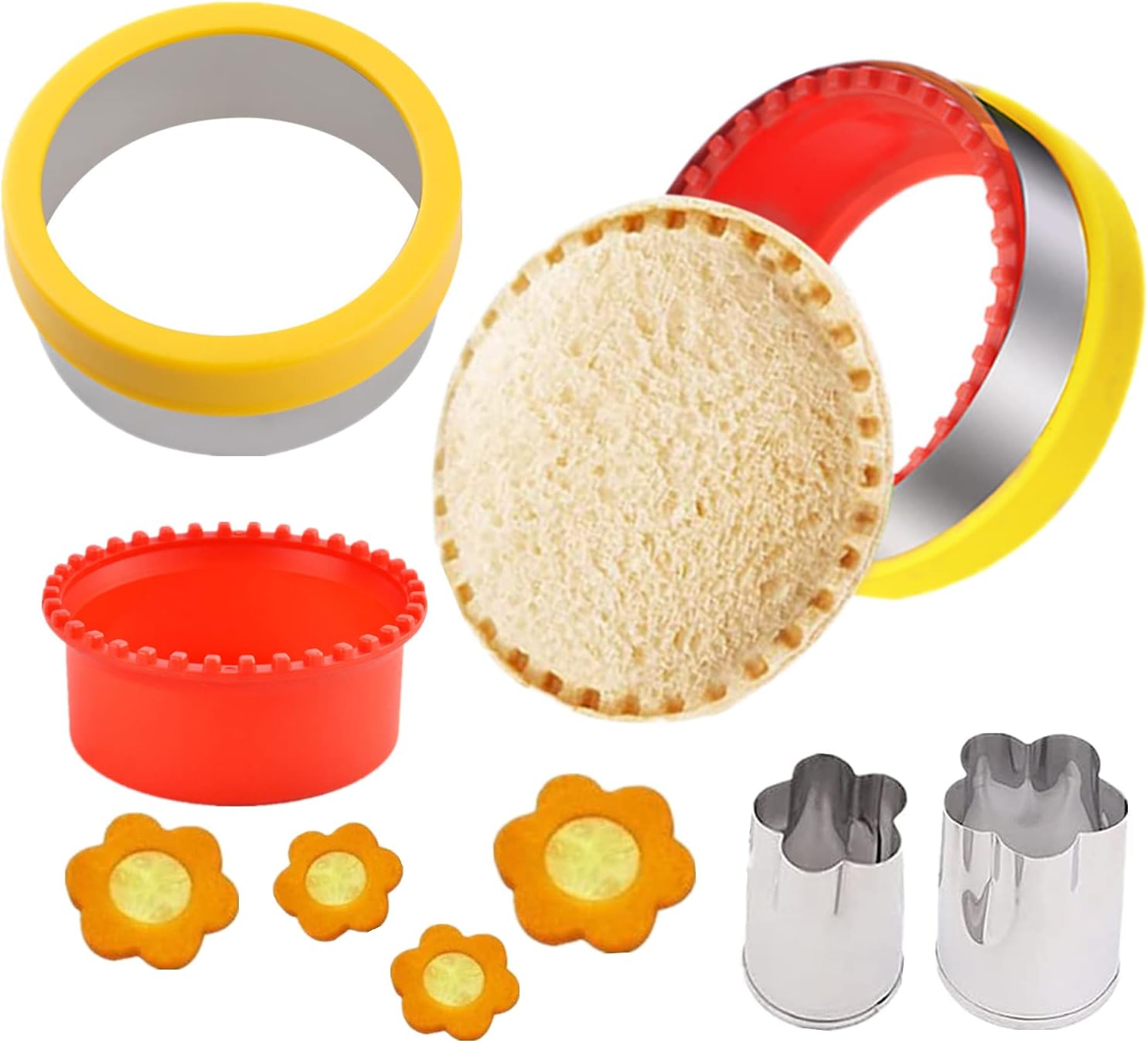 Amazon.com: Star Sandwich Cutter and Sealer Vegetable Cutters for Kids ...