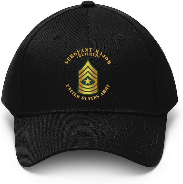 Amazon.com: MIP Army - Sergeant Major - SGM - Retired - Hats (Black ...