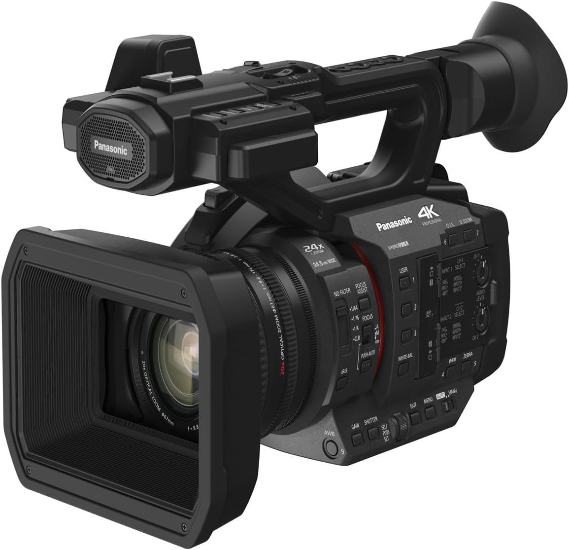 Amazon.com : Panasonic Camcorder, Professional Quality 4K 60p, 1.0-inch Sensor, 24.5mm Wide ...