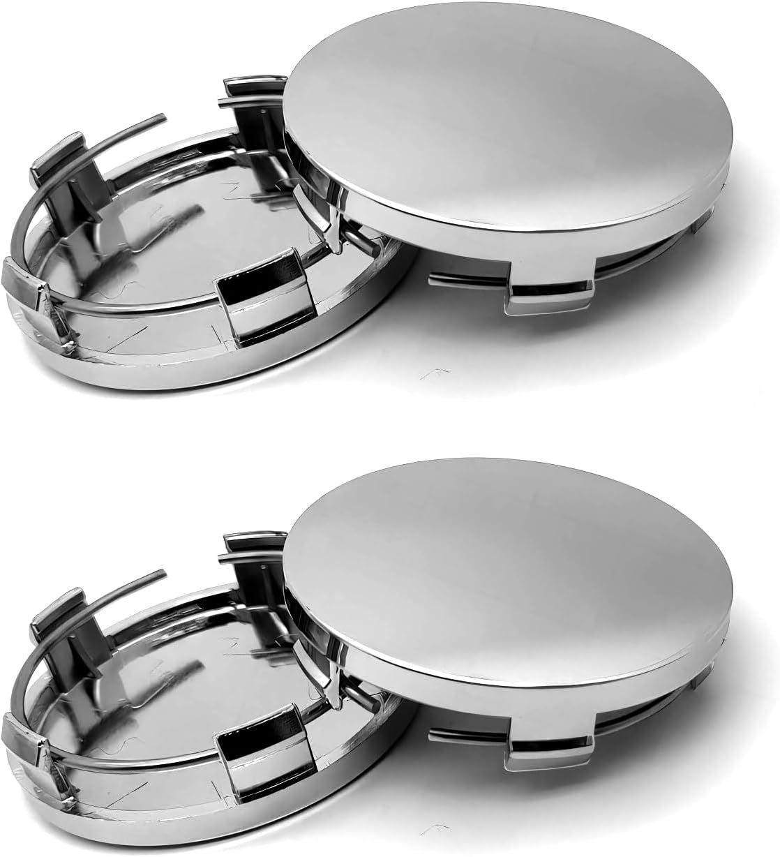 4 PCS Car Wheel Center Hub Cover, 60MM/2.36In Outer Diameter and 56MM/2 ...