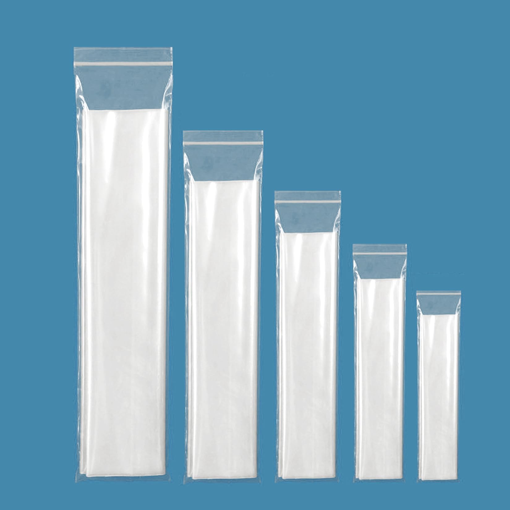 Amazon.com: 5x12 Long Plastic Bags, Zip Bags Clear Plastic Poly Bags, 2 ...