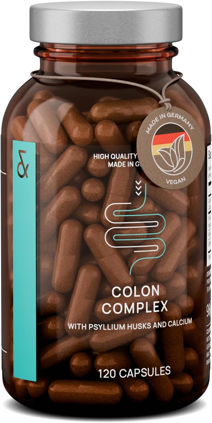 Amazon.com: Psyllium Husks Capsules - 2200mg Soluble Fiber Supplement ...