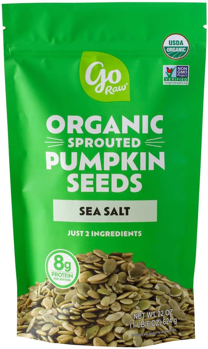 Amazon.com: Go Raw, Sprouted Pumpkin Seeds with Sea Salt, Organic, 4Oz