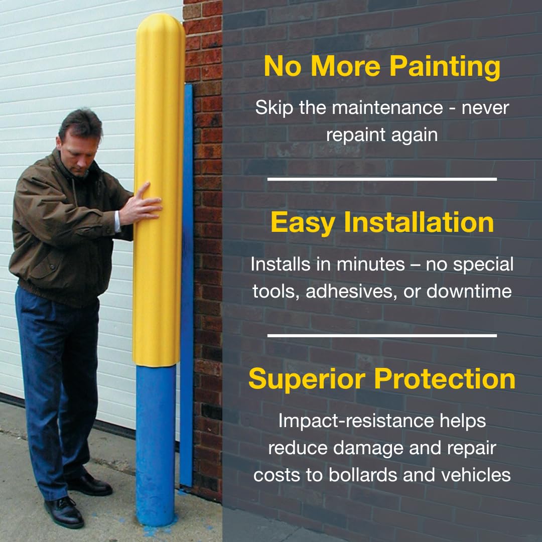 Snapklik.com : Bollard Covers For 4 Inch Poles - 56" Tall, Durable ...