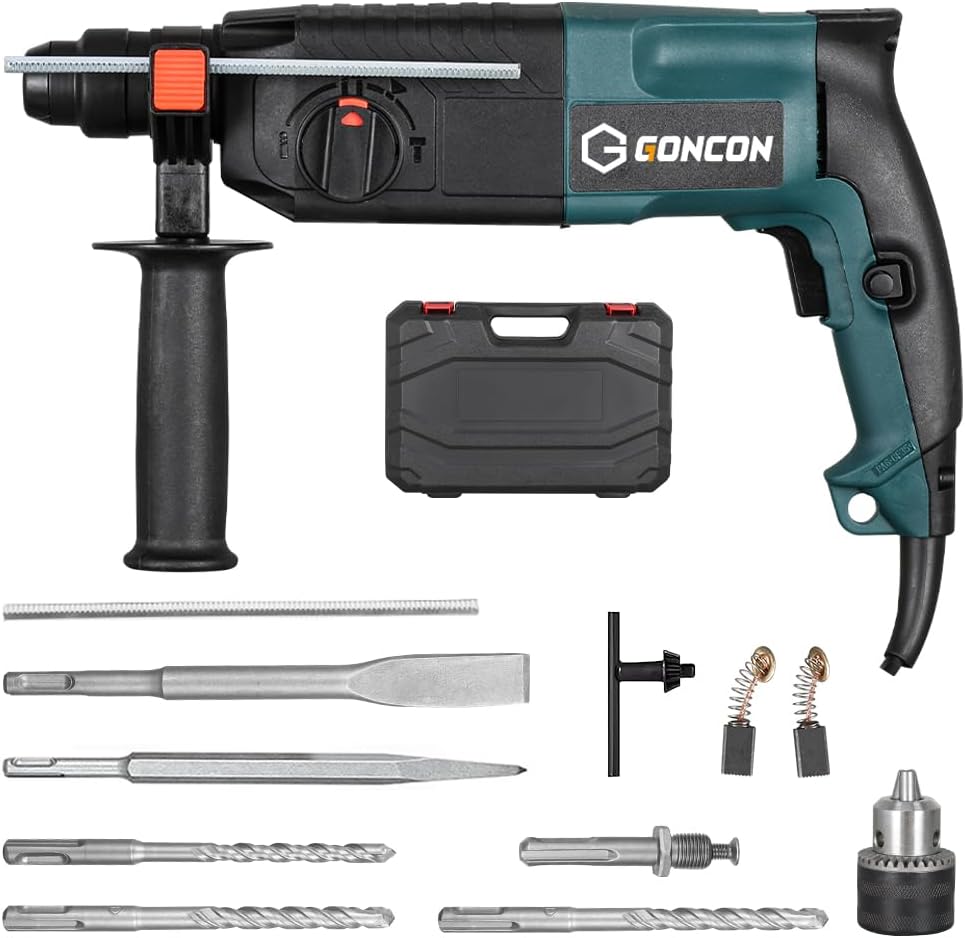 Ryobi HD420 - Taladro de martillo de velocidad variable con cable de 5 ...