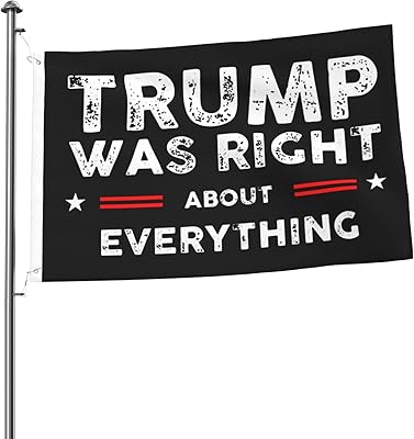 Amazon.com : Trump Was Right About Everything Flag with Brass Grommets ...