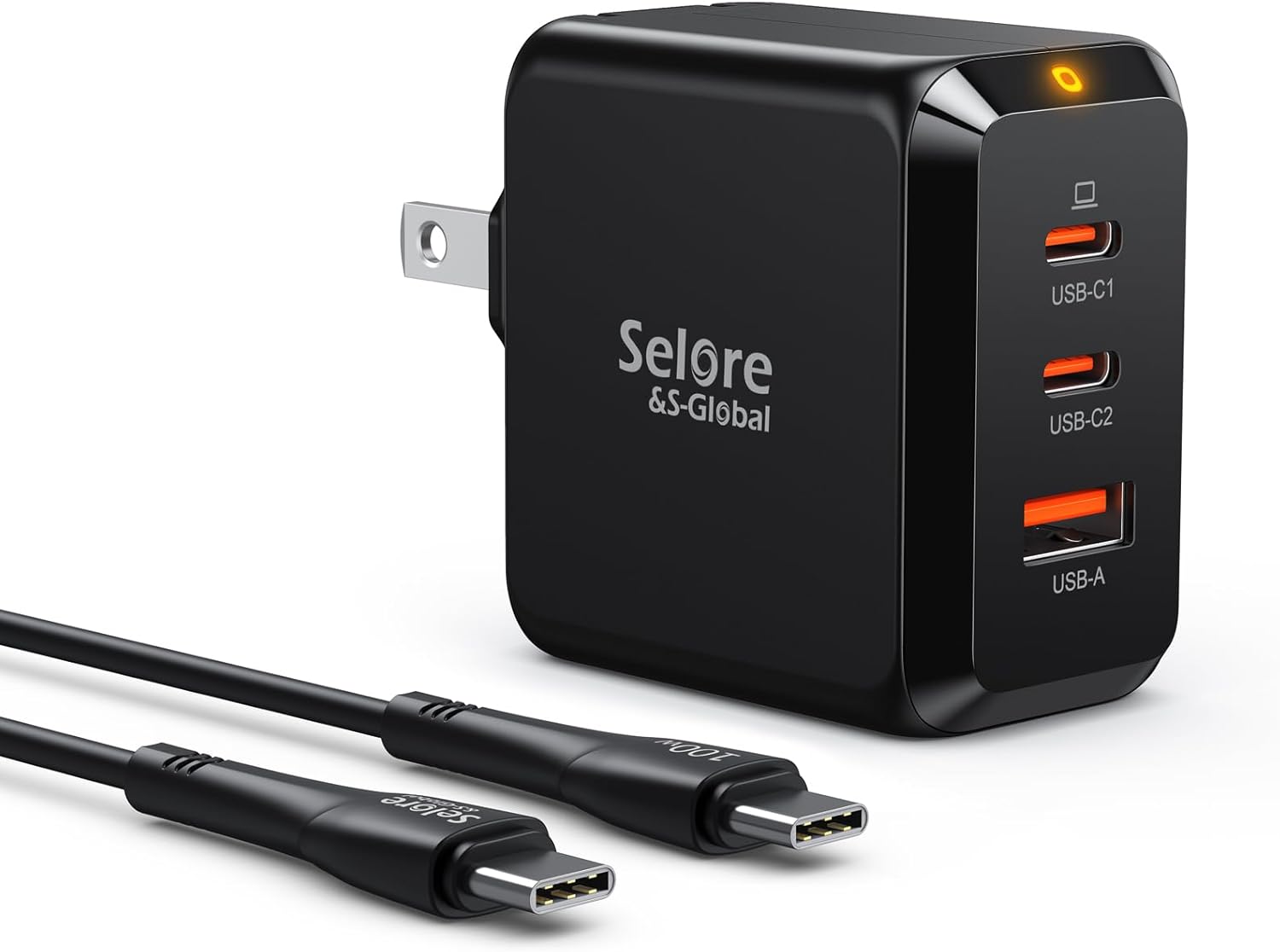 Amazon.com: USB C Charger Block, SELORE 67W Fast Charging Adapter, 3 ...