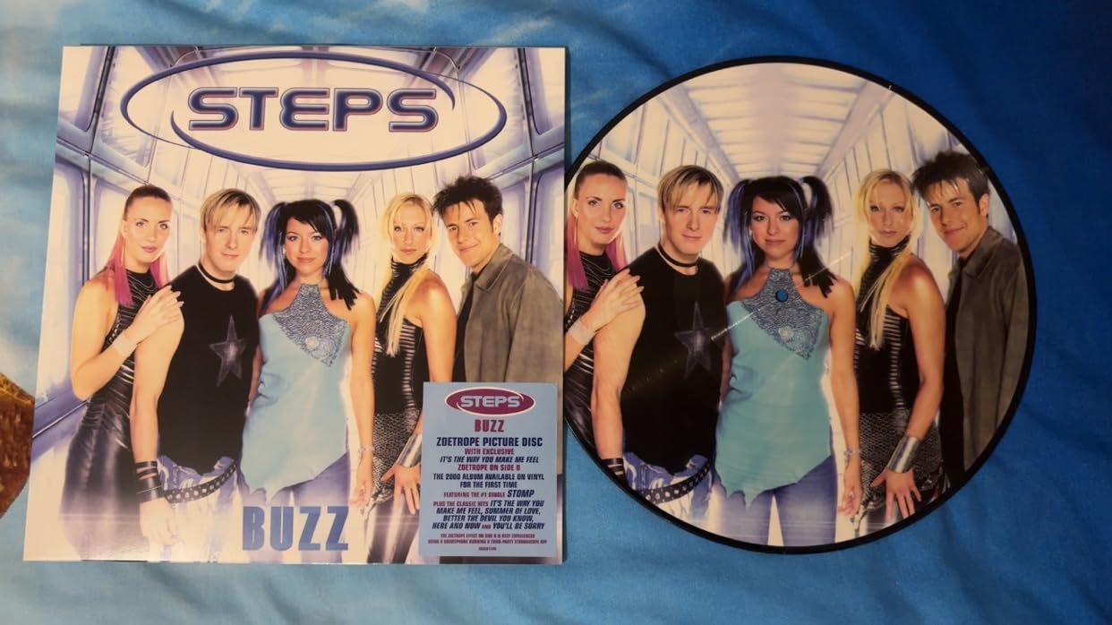 Steps: Buzz (Zoetrope Picture Disc) [VINYL]: Amazon.co.uk: CDs & Vinyl