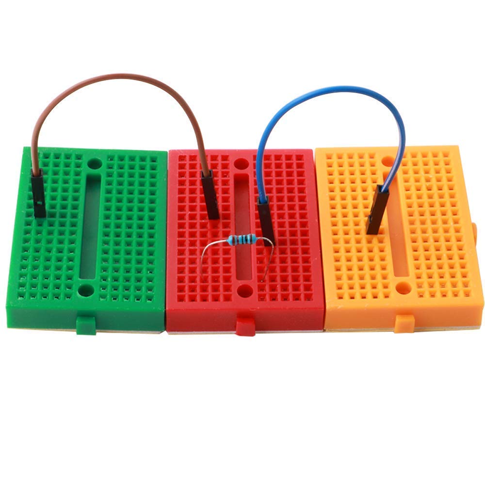 Snapklik.com : MCIGICM 48 Pcs Mini Breadboard 170 Point Solderless ...