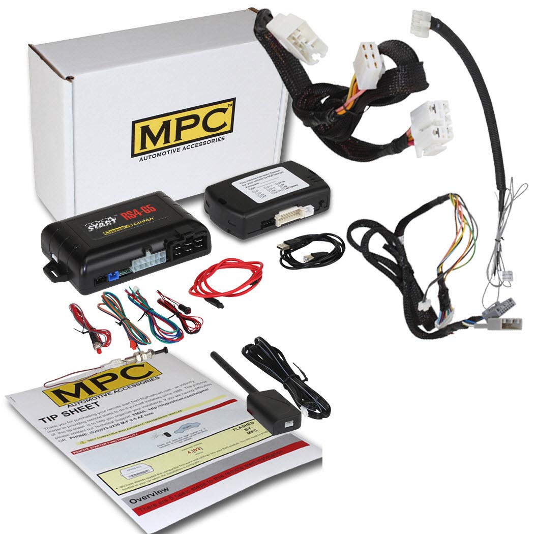 Amazon.com: MPC 5-Button Keyless Entry Remote Start Kit Compatible with ...