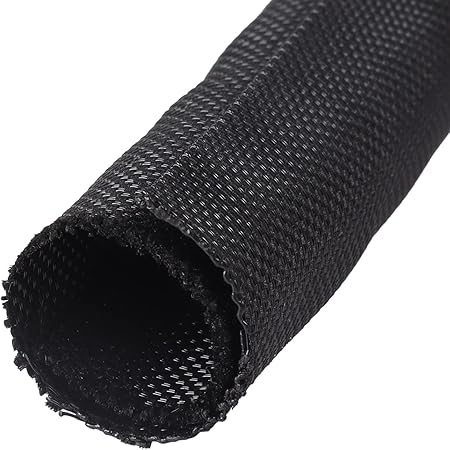 Amazon.com: Sonoreboom Black-Braided-Wire-Loom, Mesh Woven Self Wrap ...
