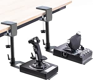 Desk mount for X52 X55 X56 T16000M Thrustmaster Warthog WinWing Orion 2 ...