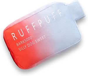 RUFF PUFF Funny Cute Plush Dog Toy With Squeaker - Parody Puppy Toy ...