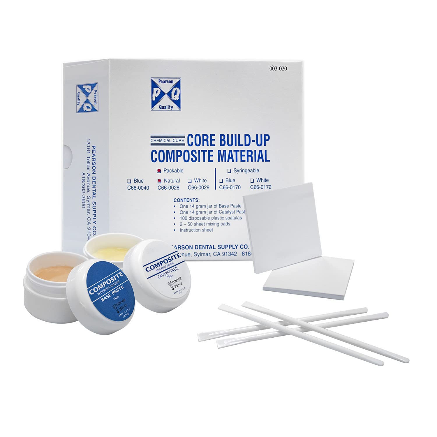 Amazon.com: Dental Core Build Up Standard Kit - Natural - Contains ...
