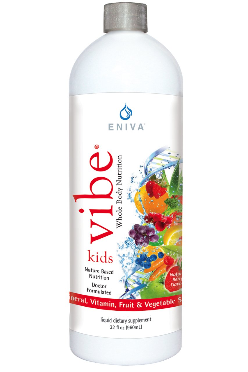 Eniva Kids Vibe Liquid Daily Immune Health Multivitamin Mineral ...