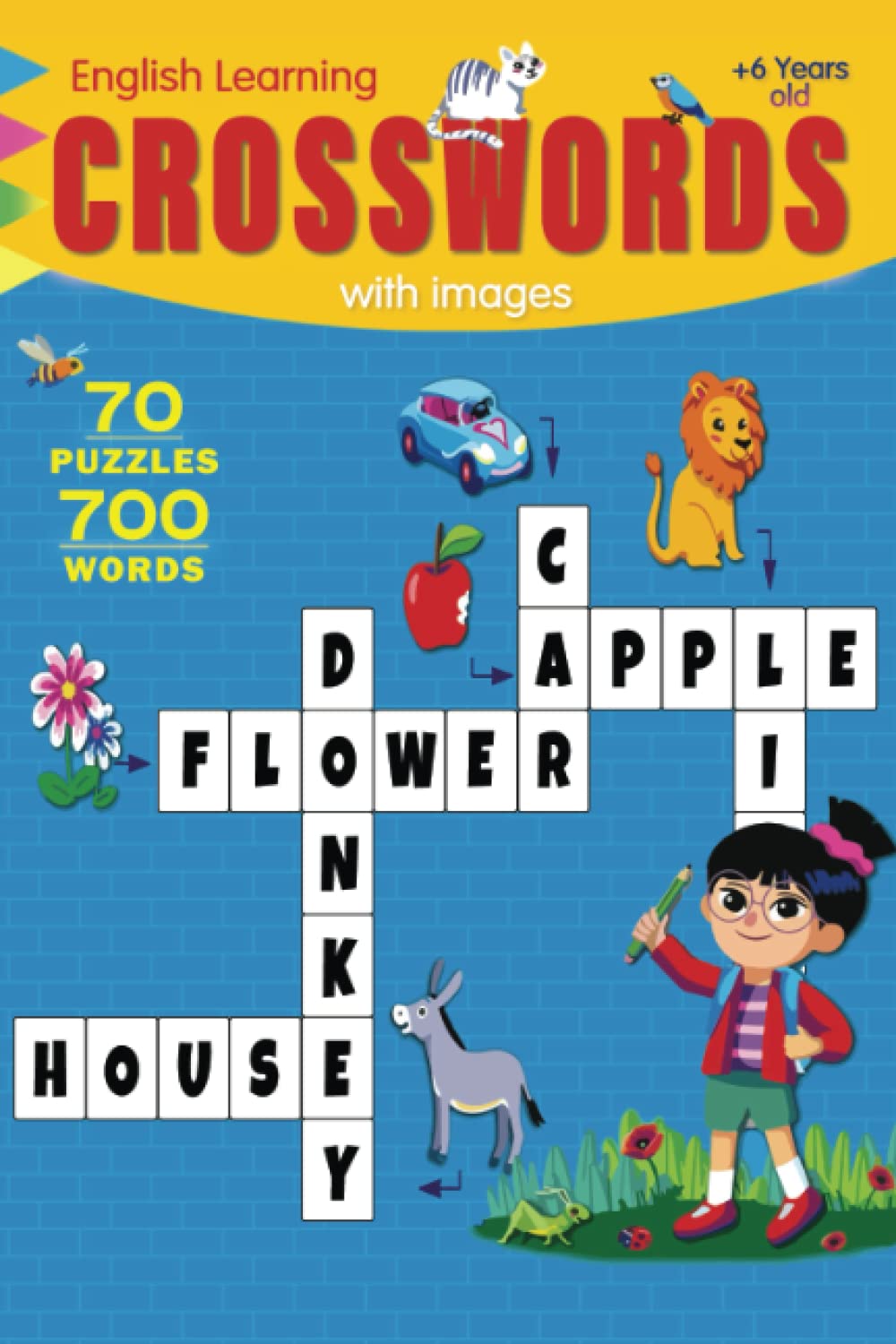 Amazon | English Crossword Puzzles For Kids Ages 6 And Up - Big Easy ...