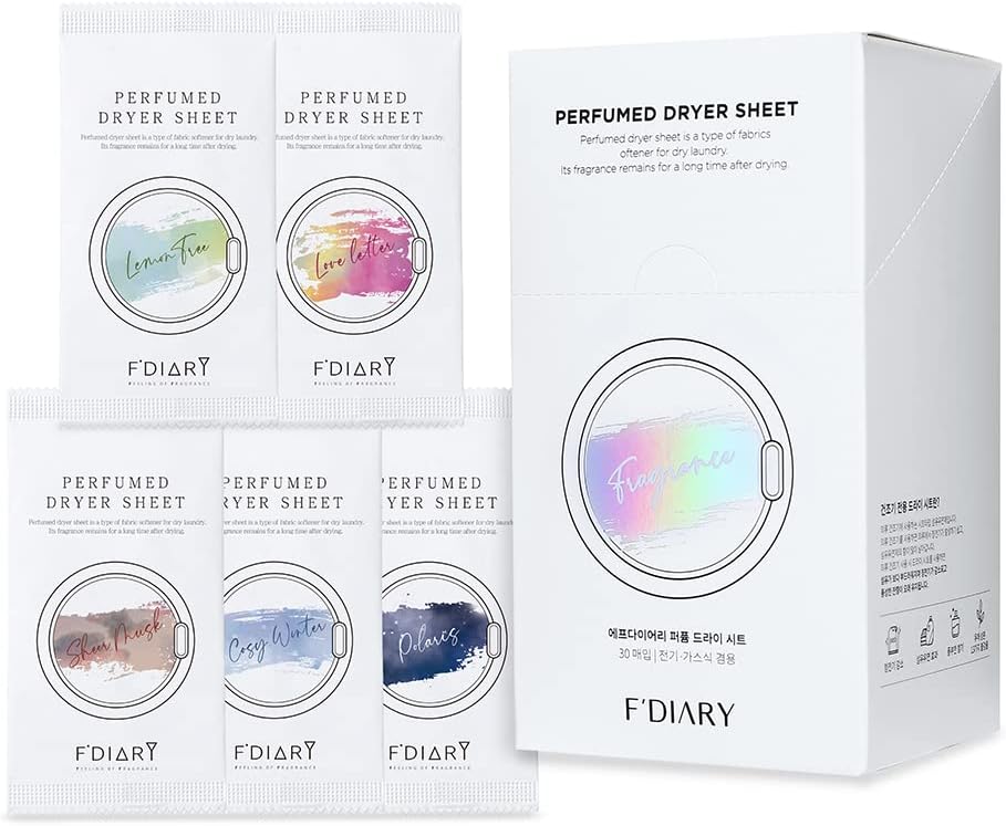Amazon.com: [F'Diary] Perfume Dryer Sheets, Fabric Softener Dryer ...