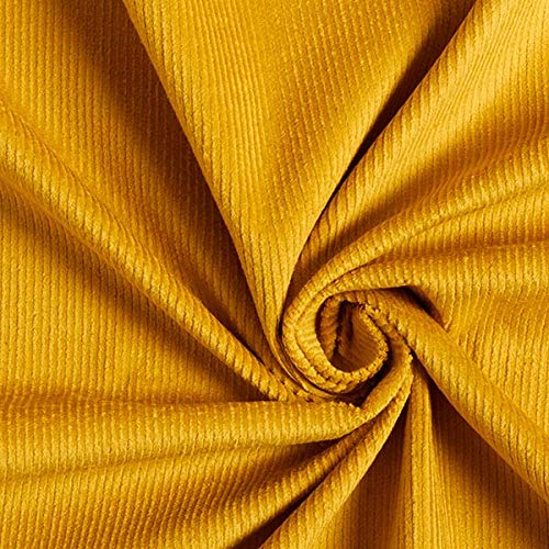 Amazon.de: Fabulous Fabrics Elastischer Genuacord, vorgewaschen - senf ...