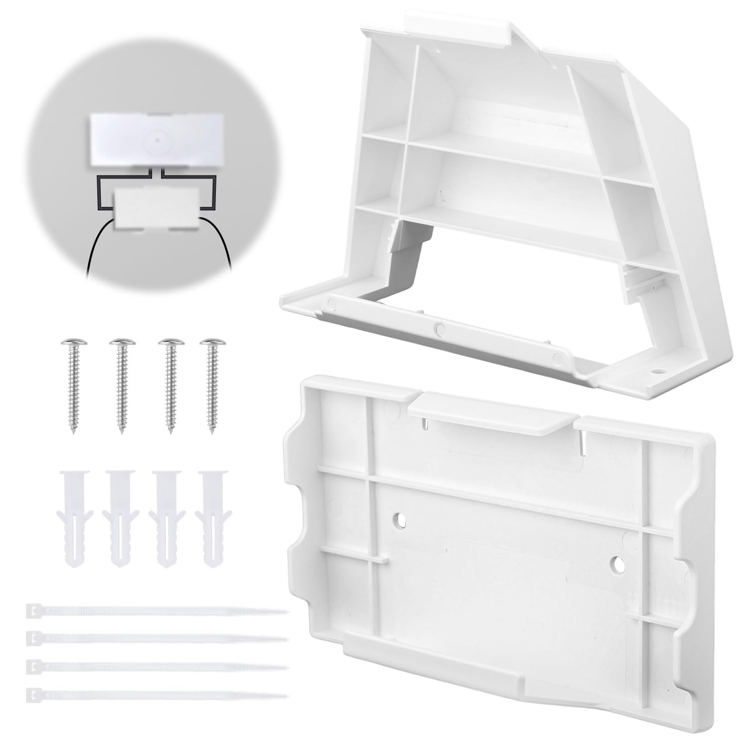 Buy Router Wall for Starlink Gen 3&V3, Modem Wifi Holder Wall Mesh ...