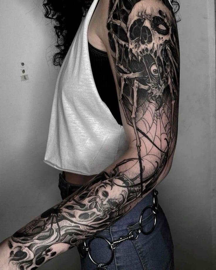 Skull Arm Tattoos For Men