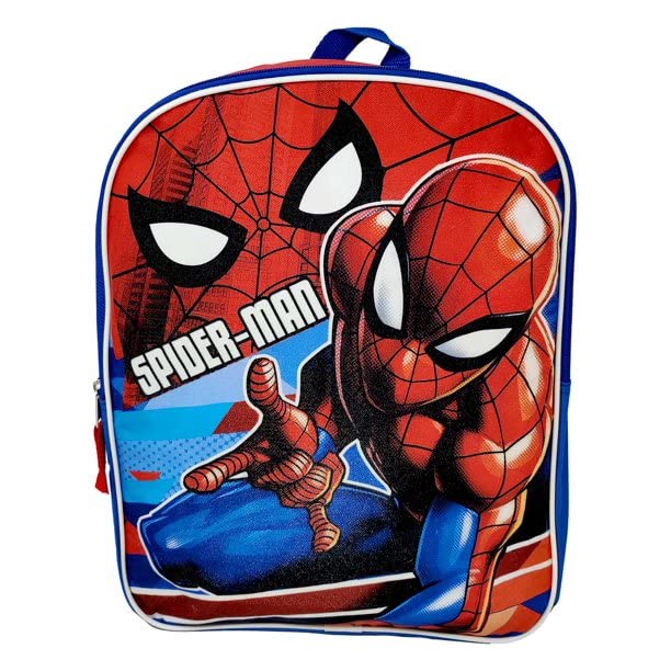 Spiderman Backpack - Marvel Spider-man School Backpack 15", Red-blue ...