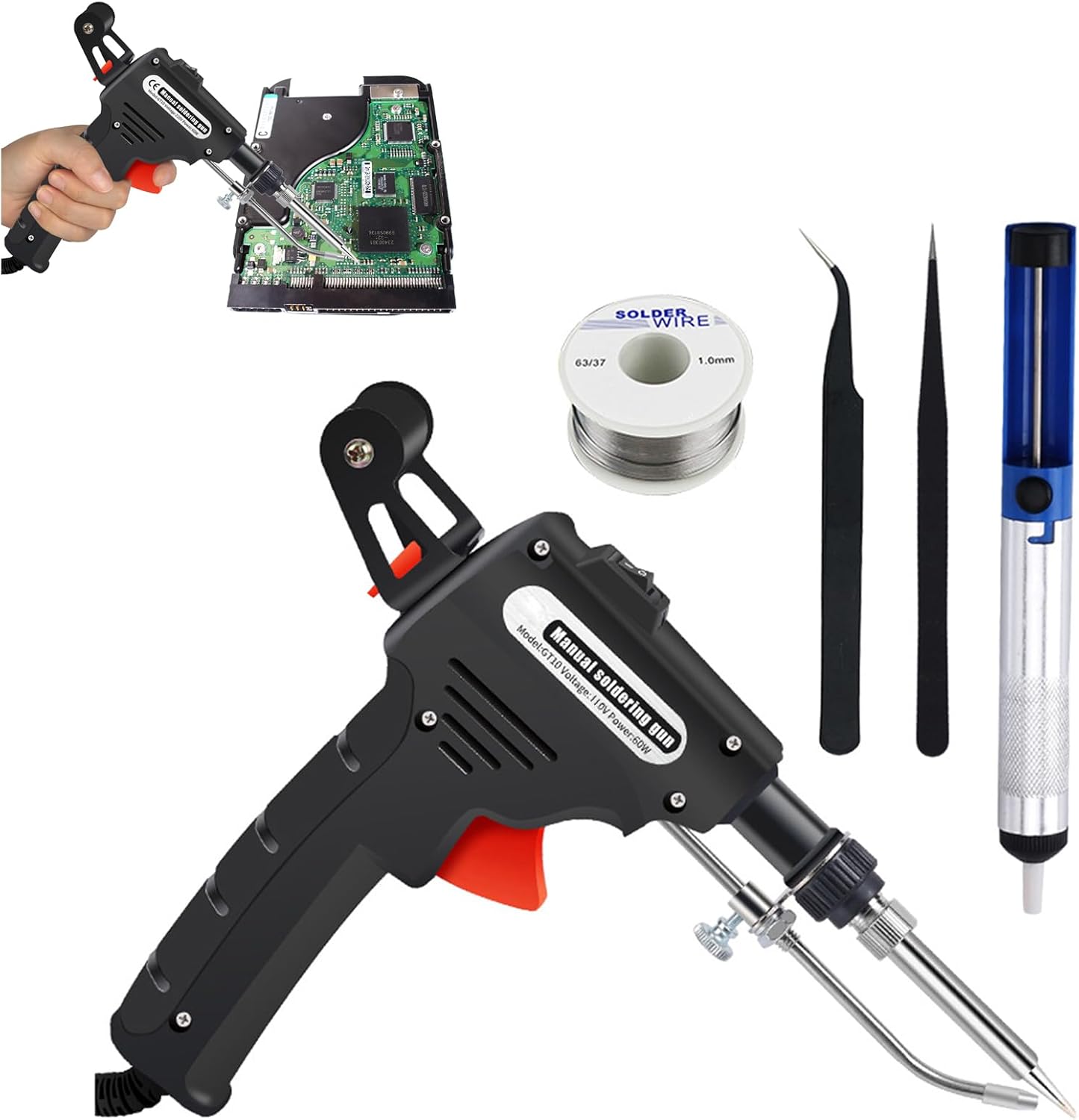 Amazon.com: Multi-Function Iron Welder, Soldering Gun Automatic Hand ...