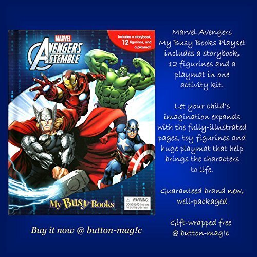 Marvel AVENGERS ASSEMBLE My Busy Books Activity Playset - Set includes ...