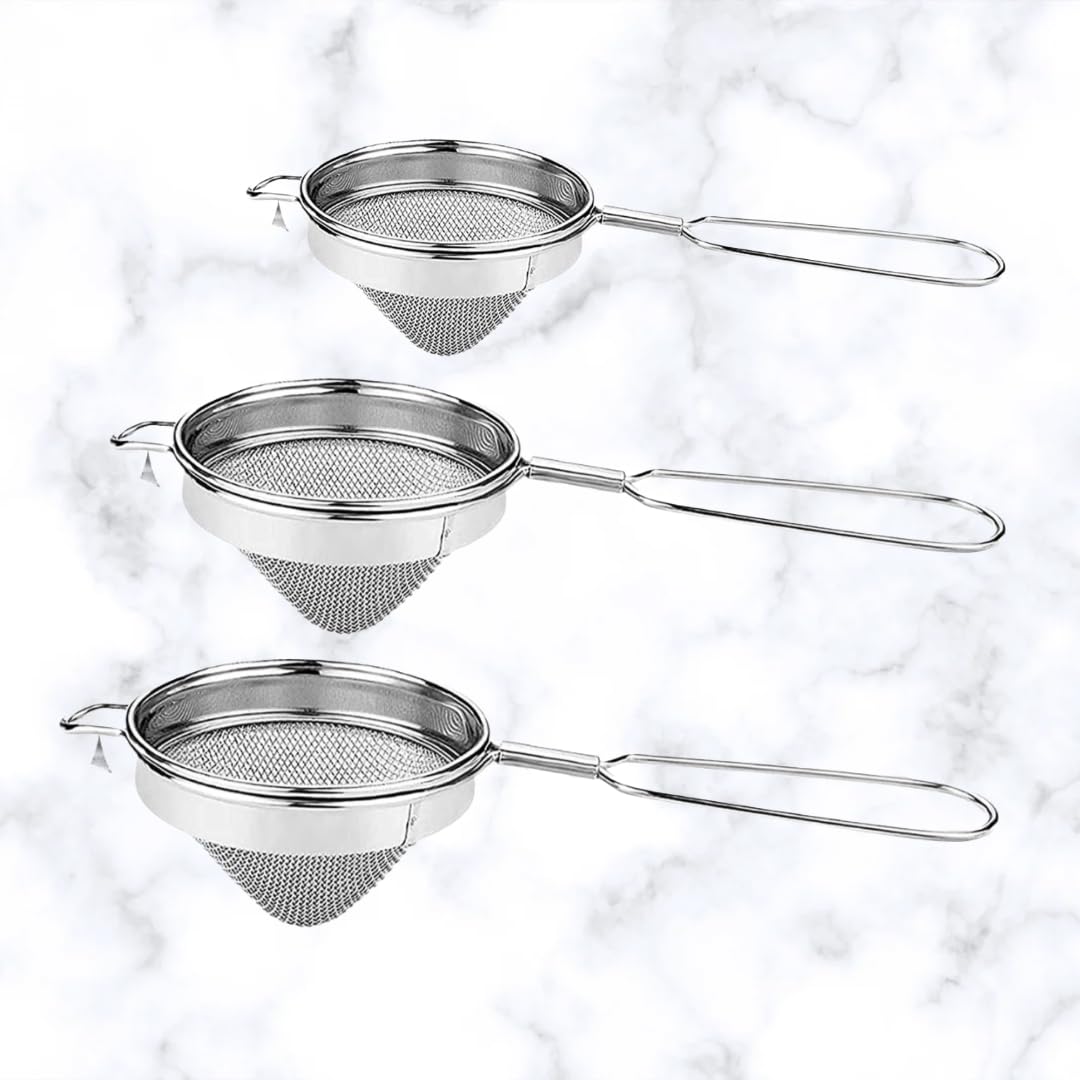 Stainless Steel Tea Strainer/Chai Chalni/Coffee Sieve/Tea, Juice & Oil ...
