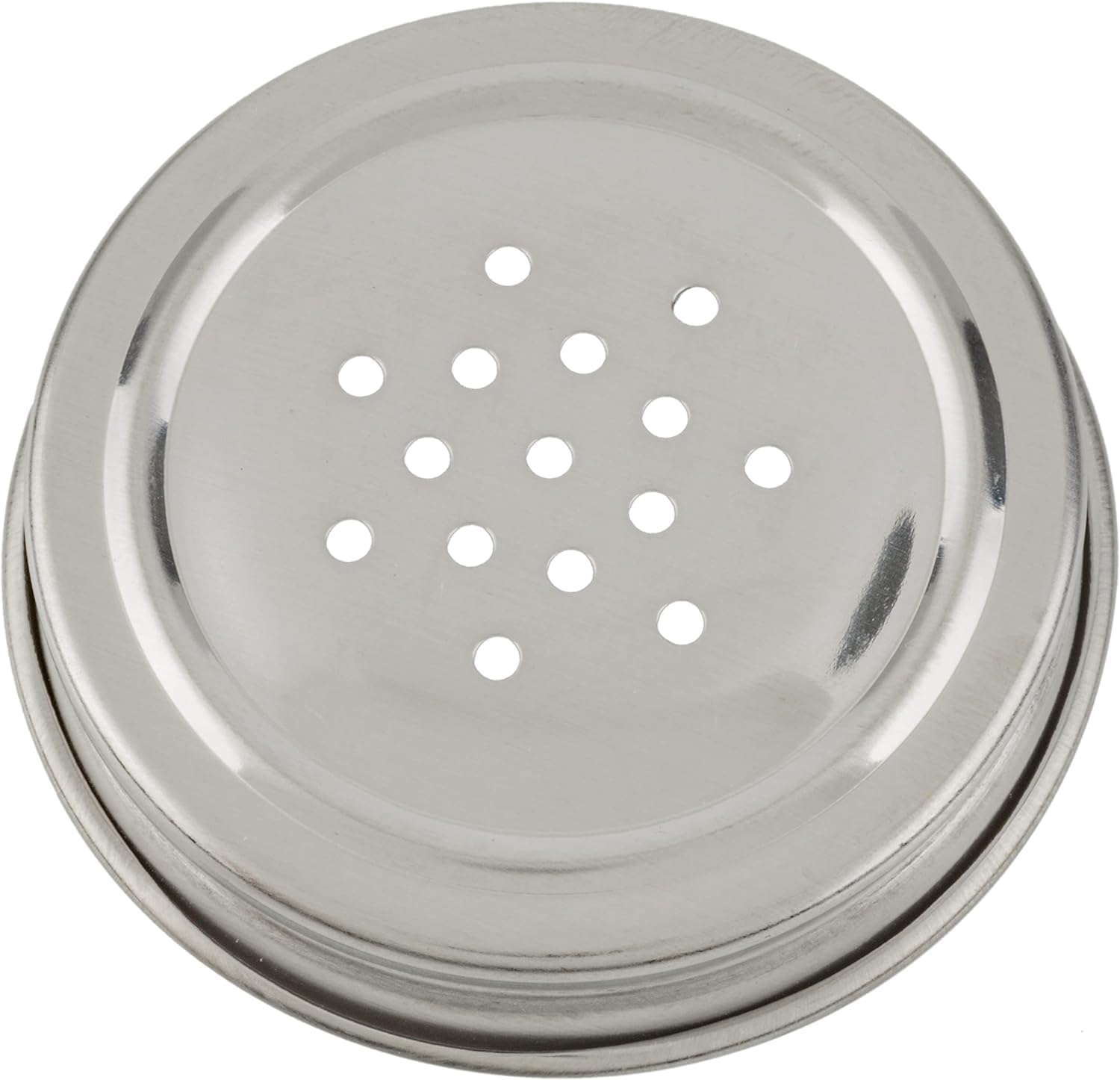 Amazon.com: Polished Steel Perforated Spice Shaker Jar Lid | 1 7/8 ...